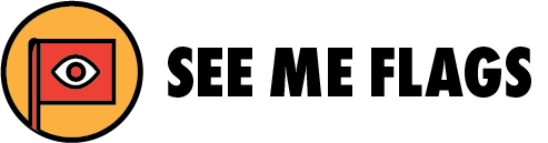 See Me Flags™ Crosswalk Flag Set (Safety Flags) - Set of 12